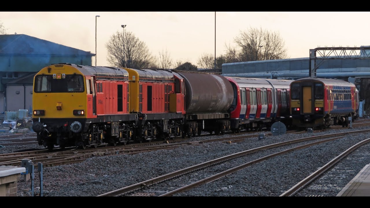 Class 20 THRASH!!! HNRC 20311 & 20314 T&T GBRf 20901 & 20905 - 7X08 ...
