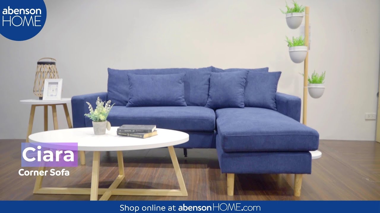 Ciara corner sofa - YouTube