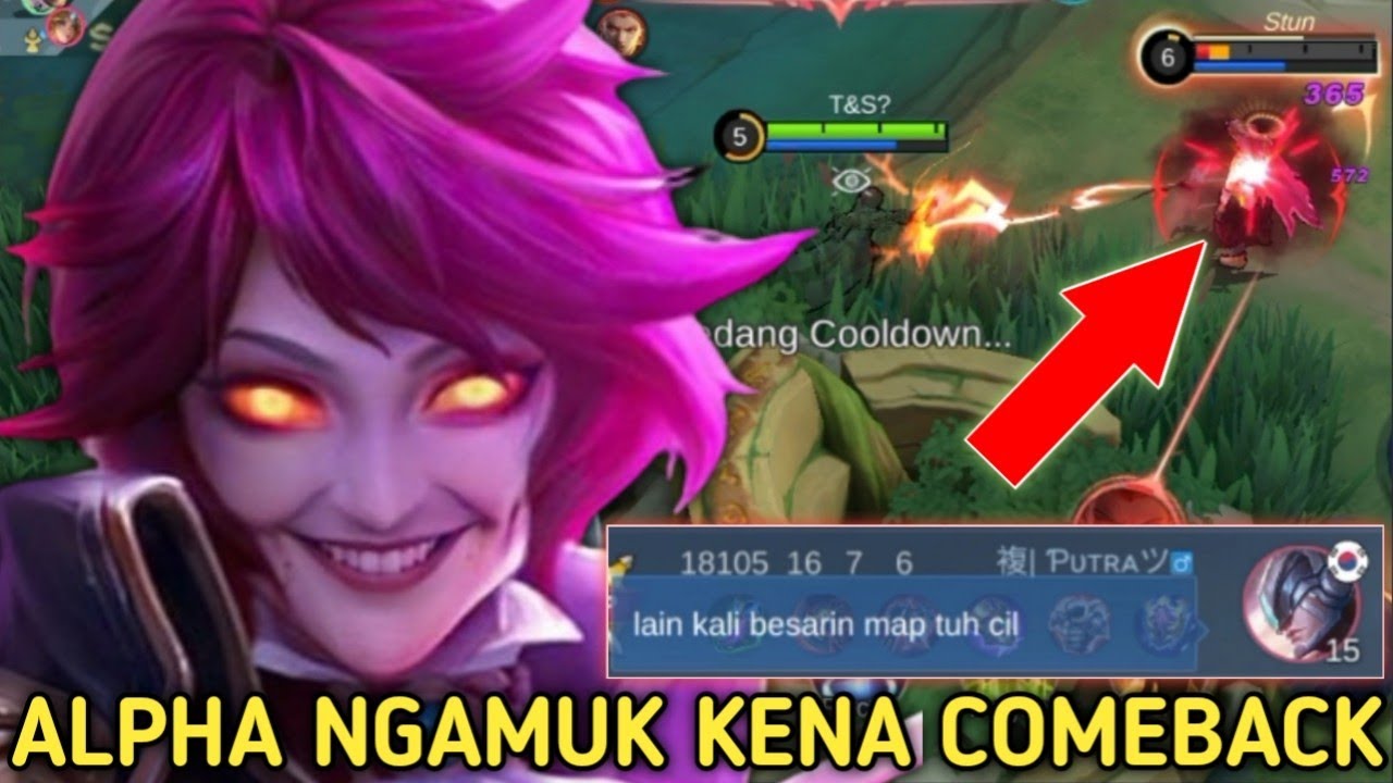 EUDORA VS 3 ATHENA + 2 RADIANT ! ALPHA NGAMUK KENA COMEBACK - MOBILE LEGENDS - YouTube