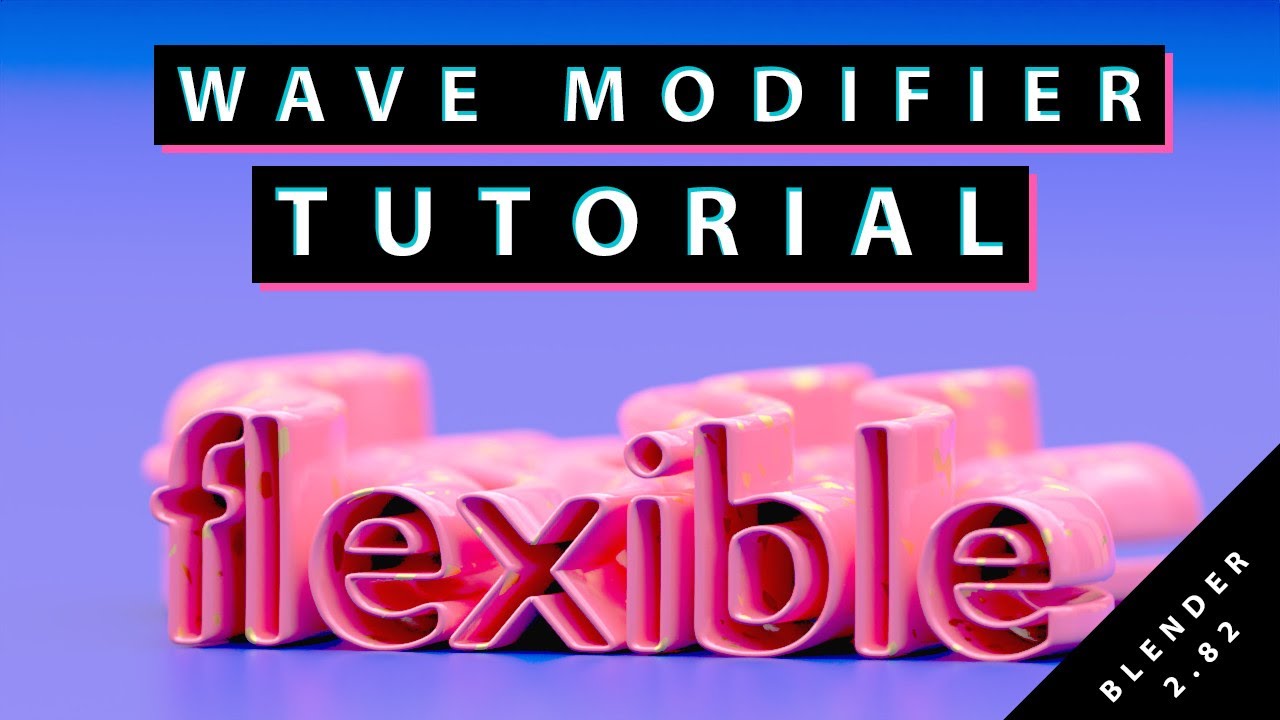 WAVE MODIFIER MOGRAPH FOR BEGINNERS IN BLENDER 2.82! - YouTube