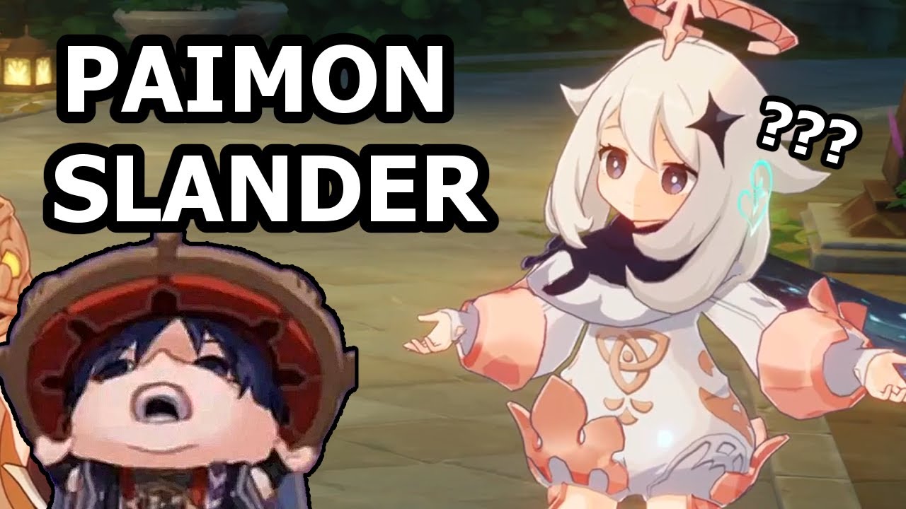 PAIMON SLANDER from an NPC | Genshin Impact (Highlights) - YouTube