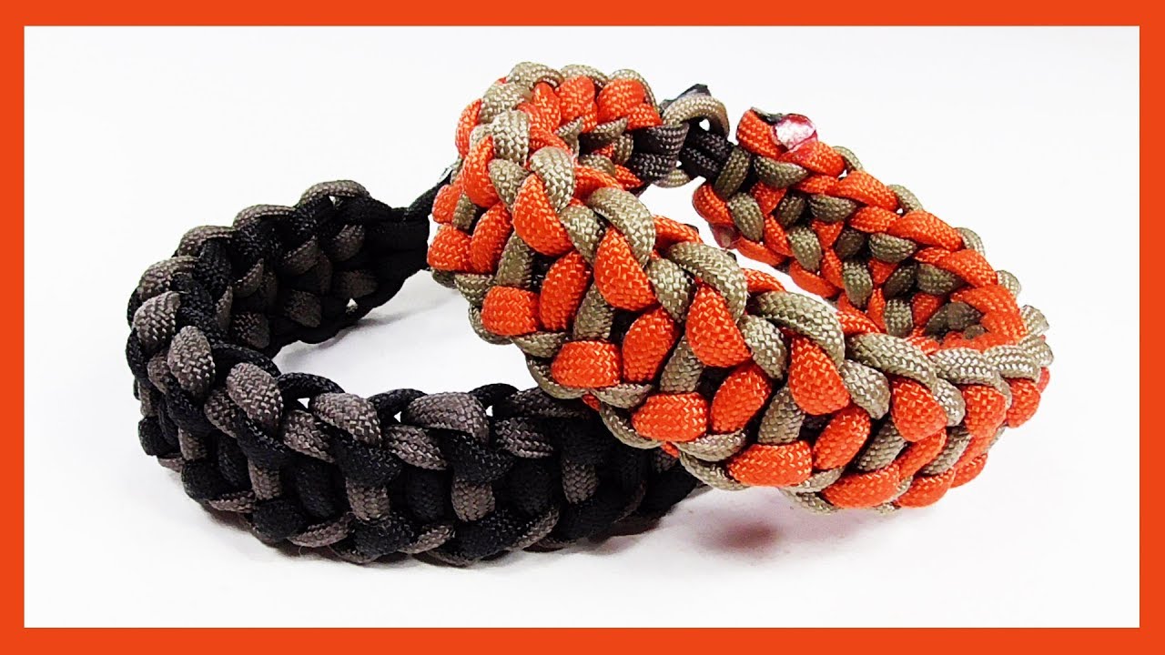Paracord Bracelet: "Len's Original" Bracelet Design Without Buckle ...
