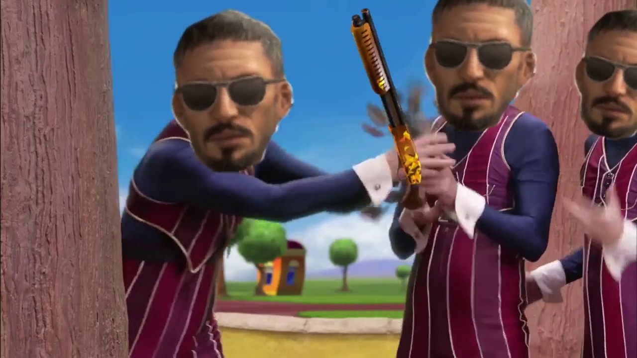 Robbie Rotten and his clones get shot up by an aggressive CT - YouTube