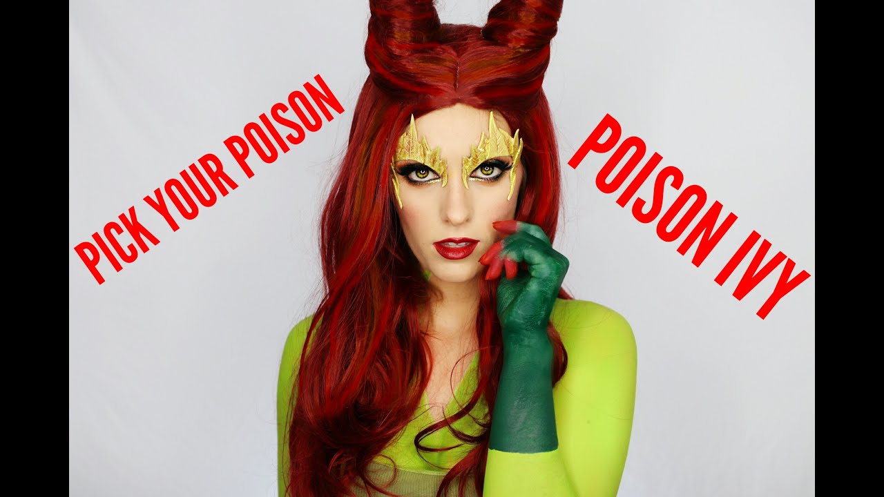 Poison Ivy Makeup Tutorial - YouTube