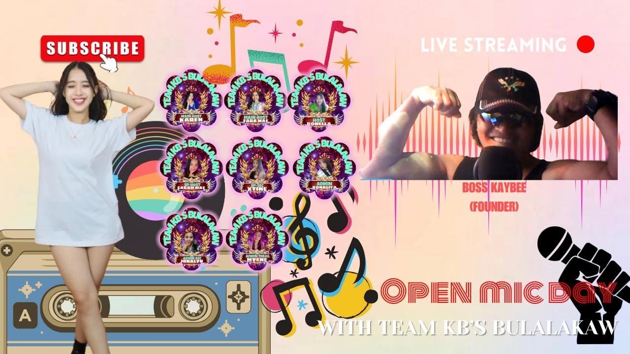 VIRTUAL STAGE VIBES: INTERACTIVE OPEN MIC LIVESTREAM & GAMES WITH TEAM ...