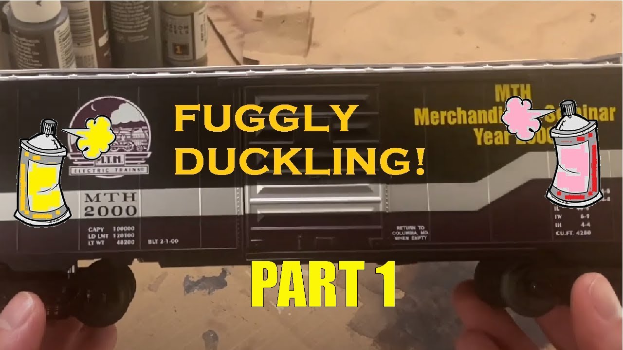 Customizing MTH’s UGLIEST box car, EVER! Part 1/3 weathering series ...