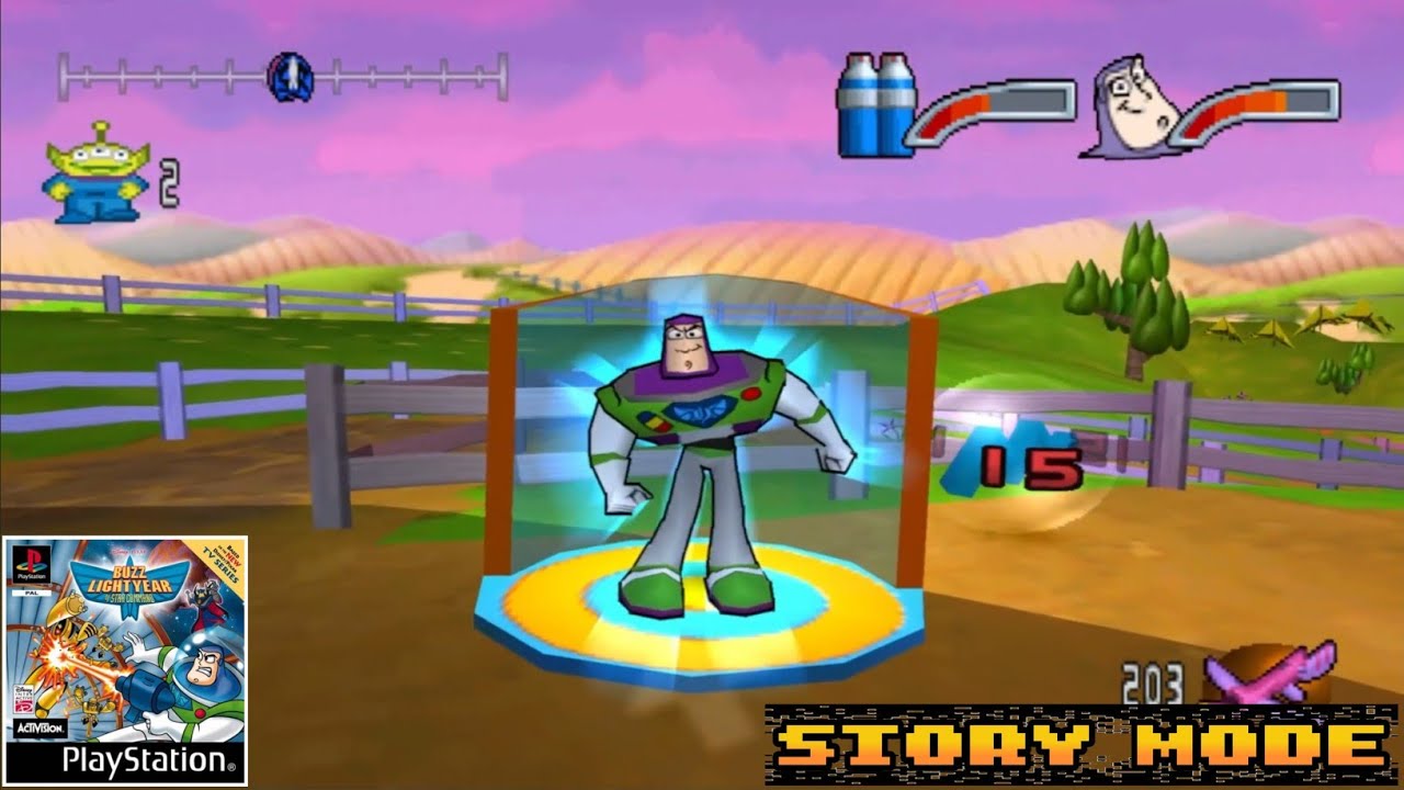 BUZZ LIGHTYEAR OF STAR COMMAND (PS1) | STORY MODE | -NAMATIN - YouTube