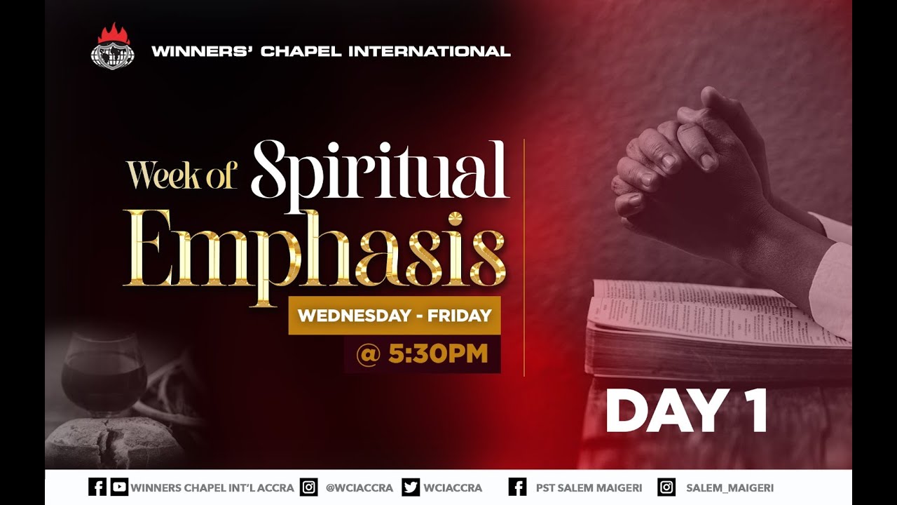DAY1 WEEK OF SPIRITUAL EMPHASIS 2 AUGUST 2023 - YouTube