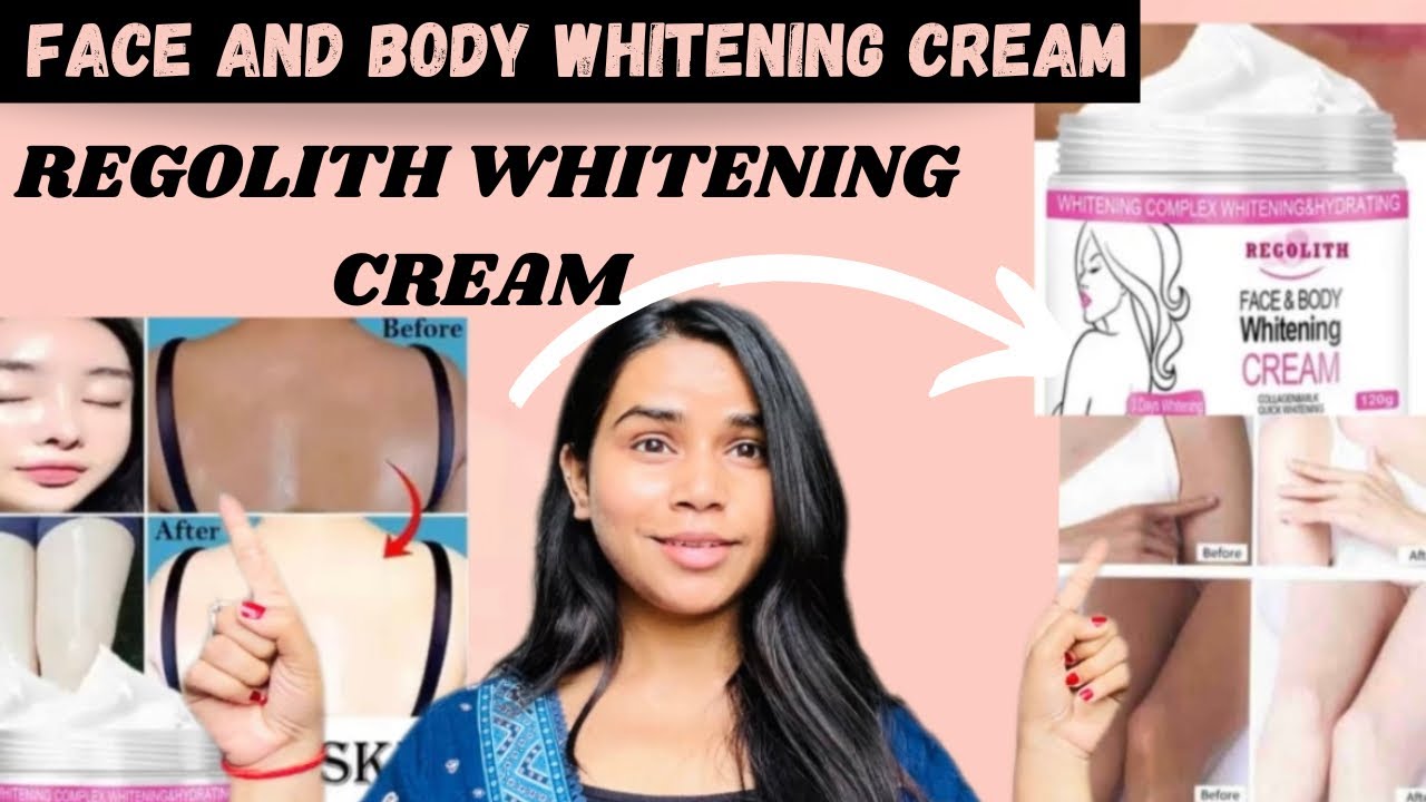 REGOLITH FACE & BODY WHITENING CREAM skin Moisturising cream, Moisturizer FairnessBody/Meesho ...
