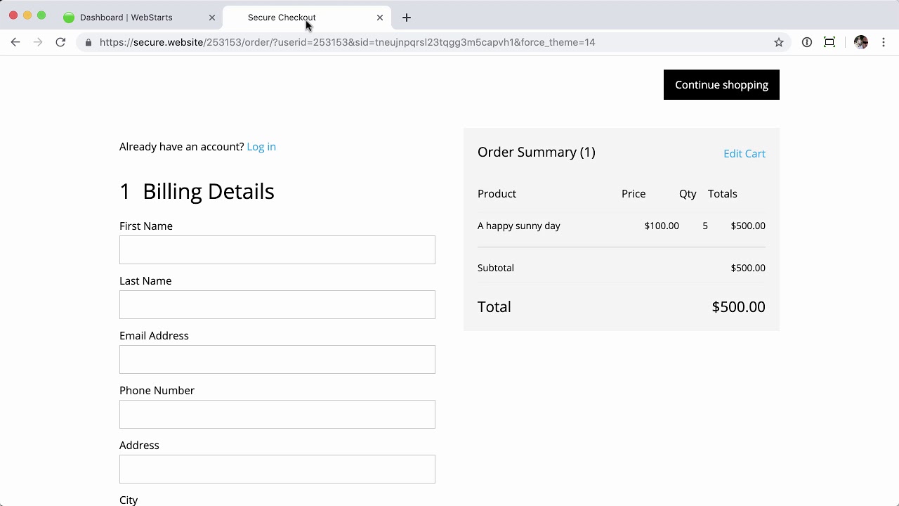 How To Manage The Settings For Your WebStarts Store - YouTube