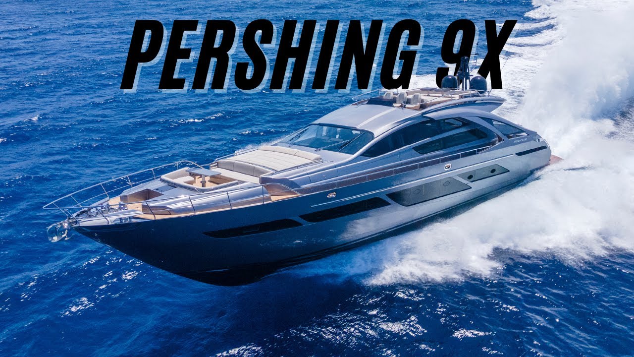 $9,000,000 Pershing Yachts 9X! - YouTube