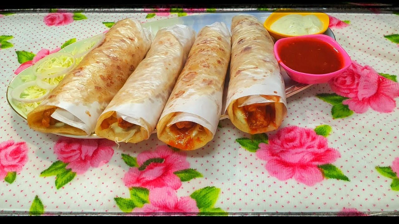 KFC Zingeratha Chicken Roll/Chicken Roll - YouTube