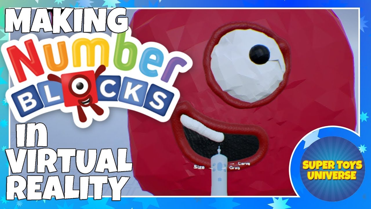 NUMBERBLOCKS in Virtual Reality!! Making Numberblock 1 in SculptrVR ...