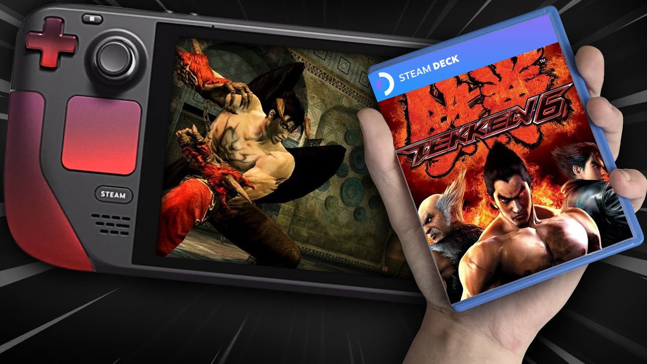 STEAM DECK ft. Tekken 6 (psp) - YouTube