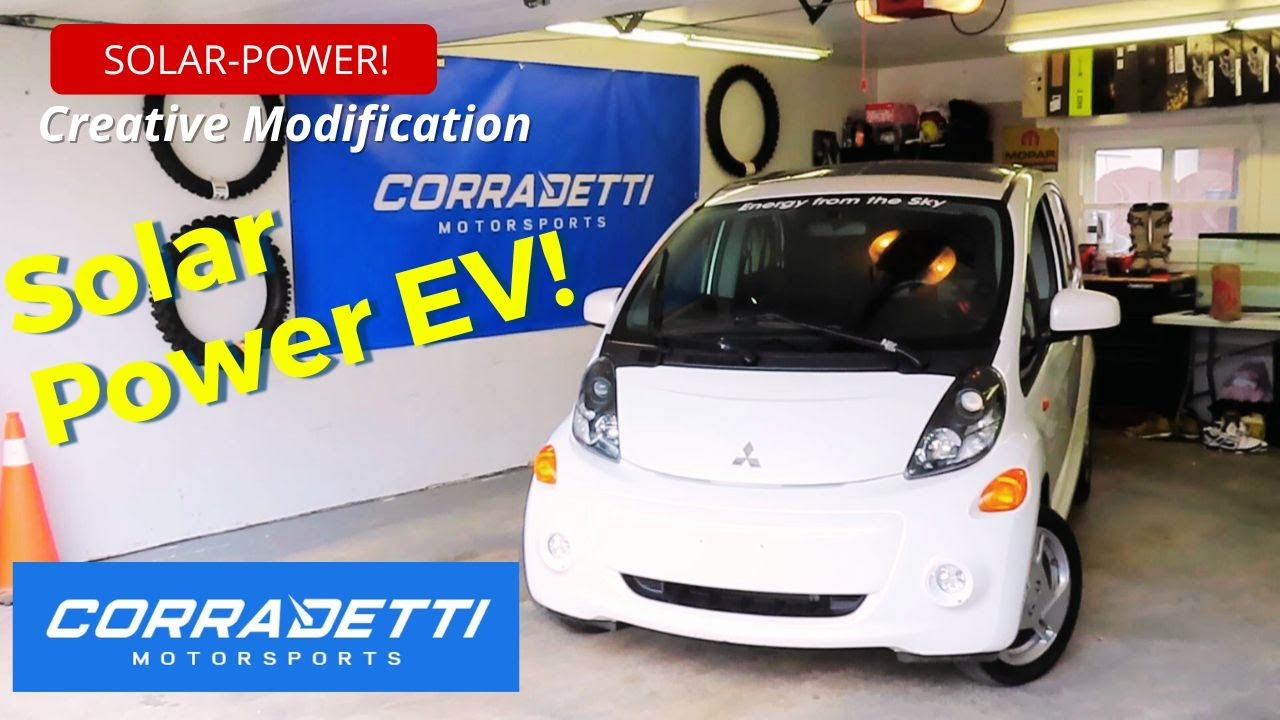 Adding Solar Panels to my Mitsubishi I-MIEV! - YouTube
