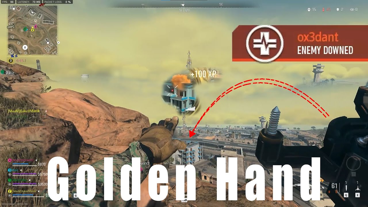GoldenHand In WarZone | #codwarzone #codfunnyclips - YouTube