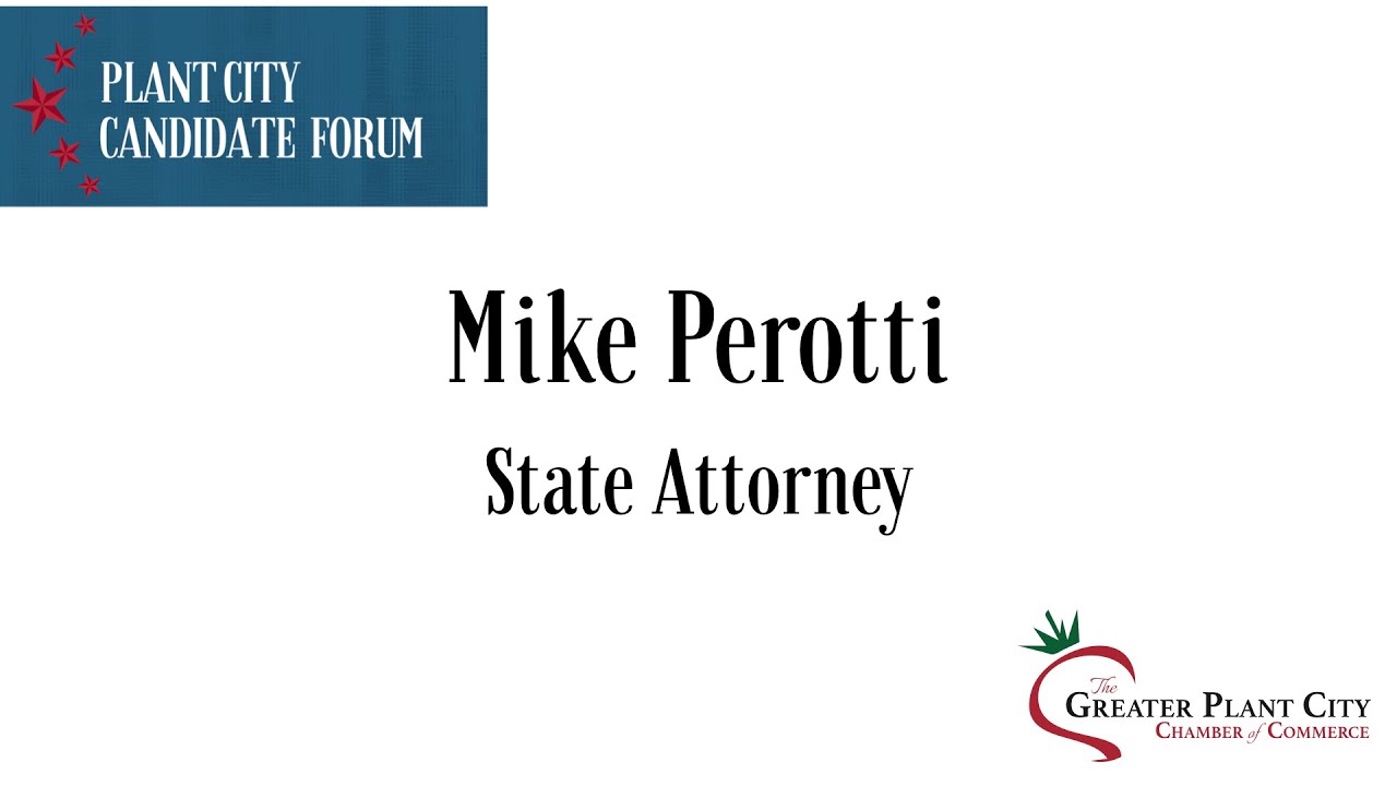 Mike Perotti, State Attorney - YouTube
