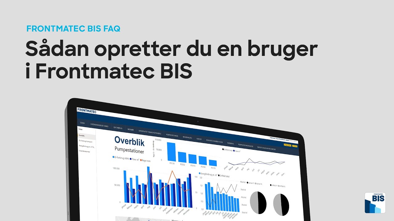 Frontmatec Control Systems | Frontmatec BIS FAQ - Oprette bruger - YouTube