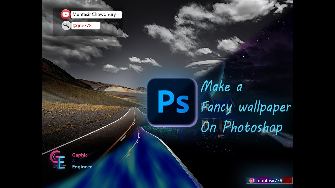 How to create Cool Fancy wallpaper on Photoshop | wallpaper | Photoshop ...