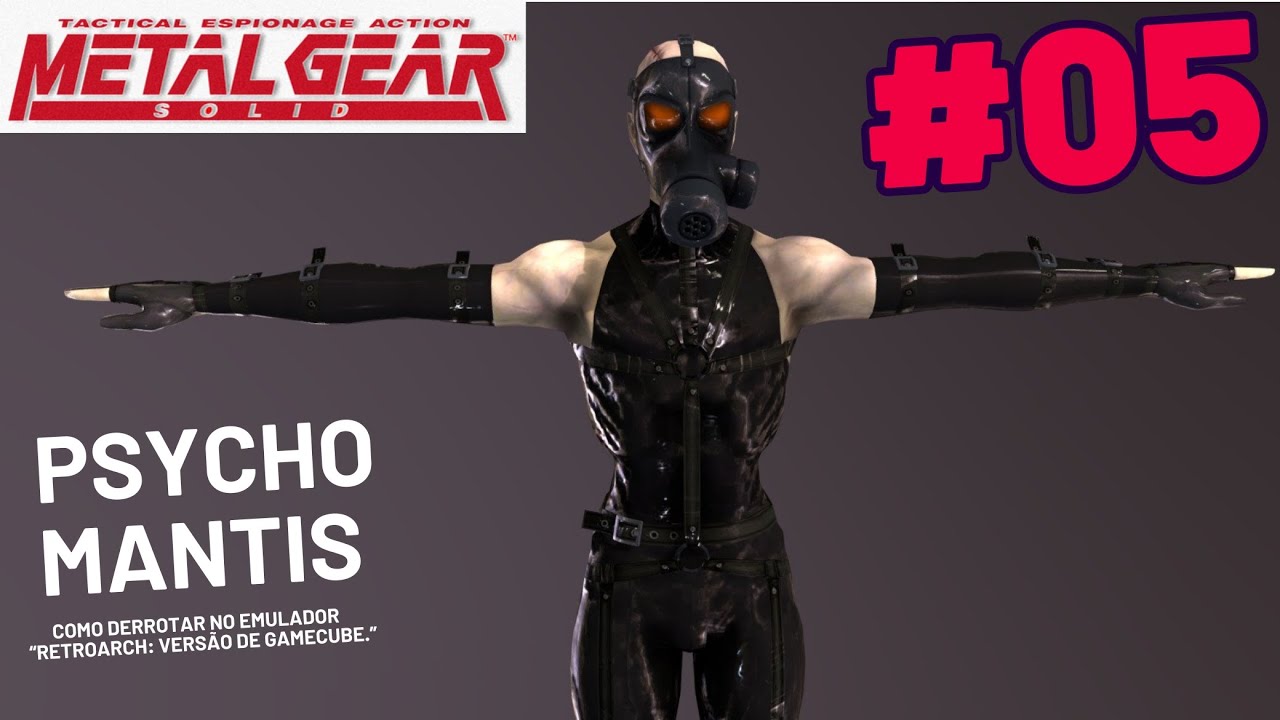 METAL GEAR SOLID 1 - The Twin Snakes - PSYCHO MANTIS - PARTE 5 - Como derrotar no retroarch ...