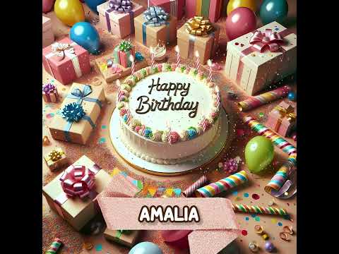 AMALIA Happy Birthday Song – Happy Birthday to You