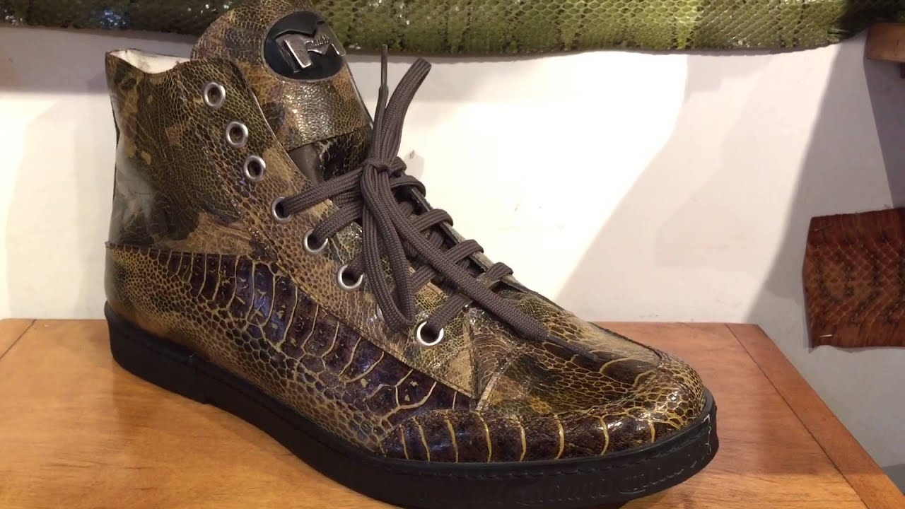 Exotic Skin Shoes @ Dudes Boutique - YouTube