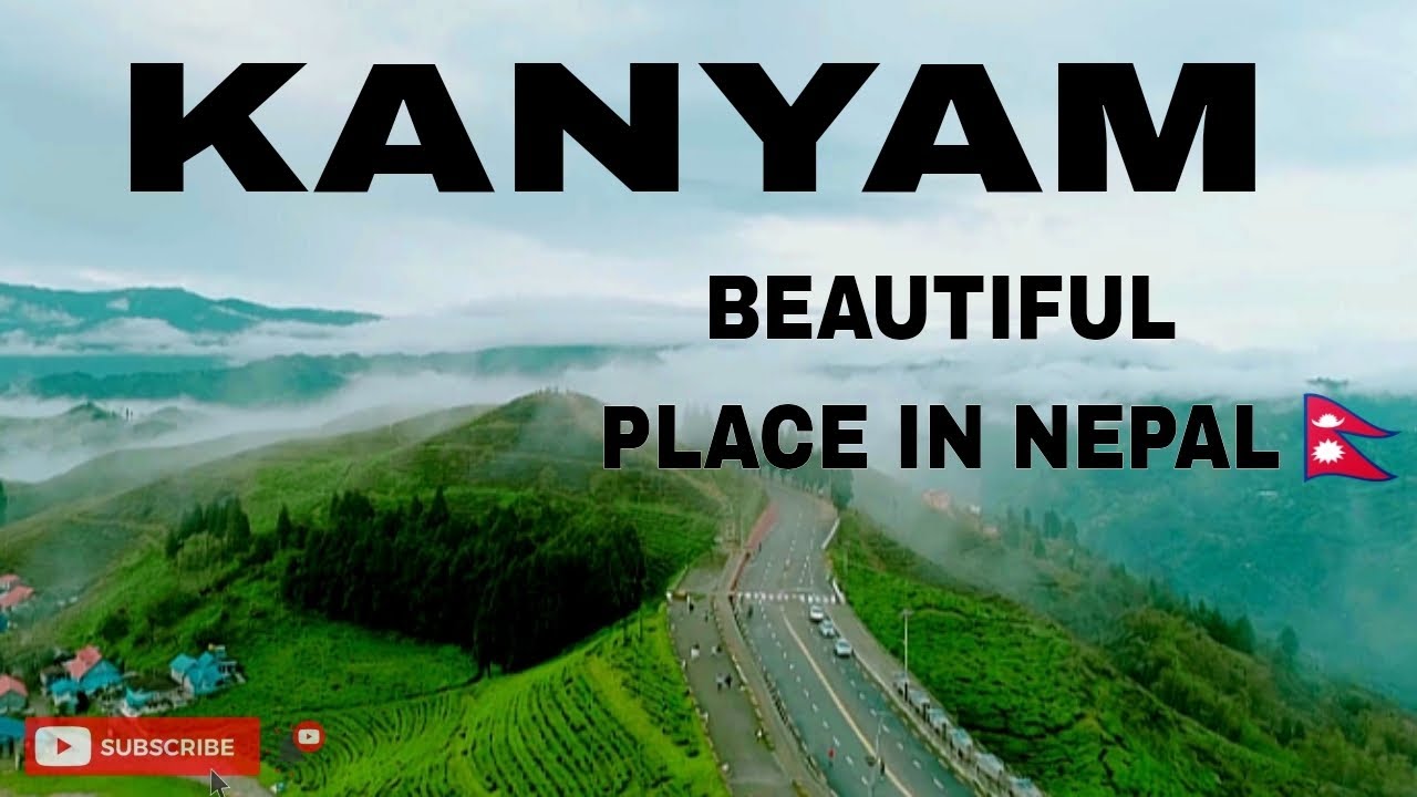 drone view of KANYAM ILAM...Best tourist attraction place in Nepal ...