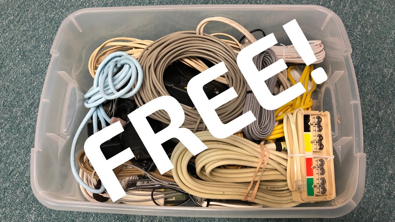 E-Waste Special - Free cables and more! - YouTube