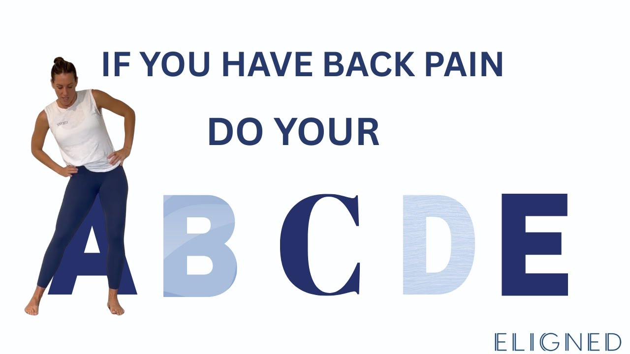 A,B,C,D,E BACK PAIN FIXERS - YouTube