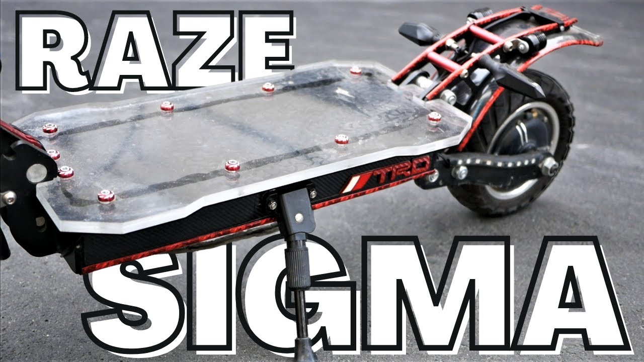 Raze Sigma "RED" Electric Scooter by Allan Paul Mejica - YouTube