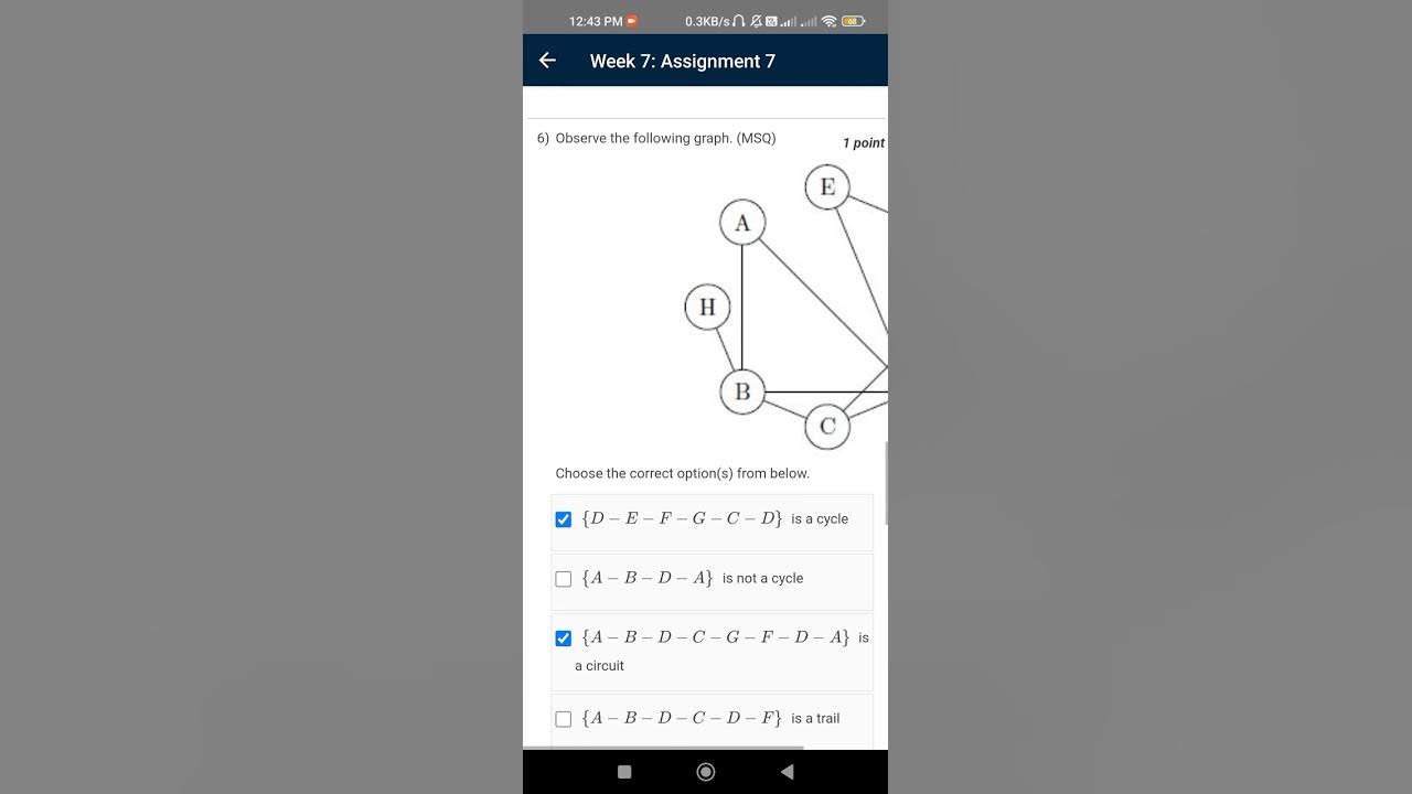 Discrete mathematics || week 7 nptel Answers - YouTube