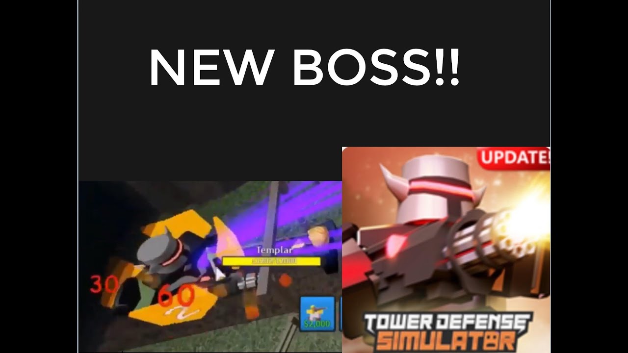 Testing the new TDS update! Templar boss! Roblox TDS test server! - YouTube