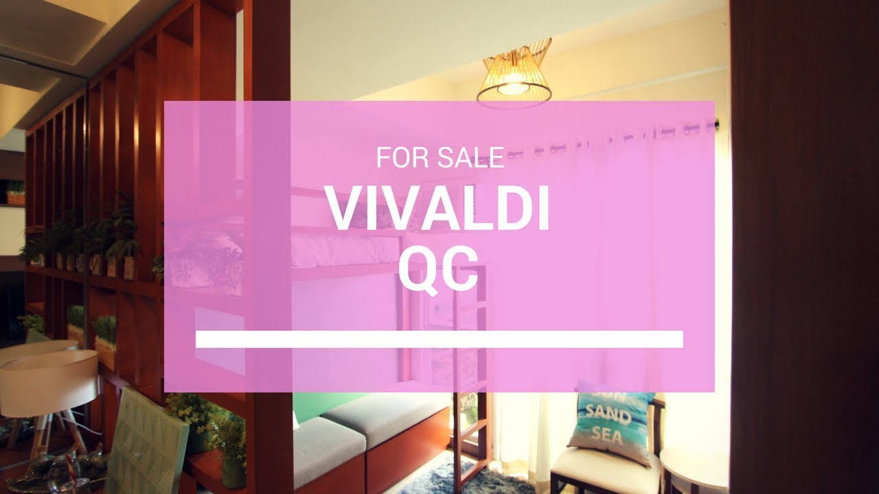 Vivaldi Residences at Cubao, QC Studio Type For Sale - YouTube