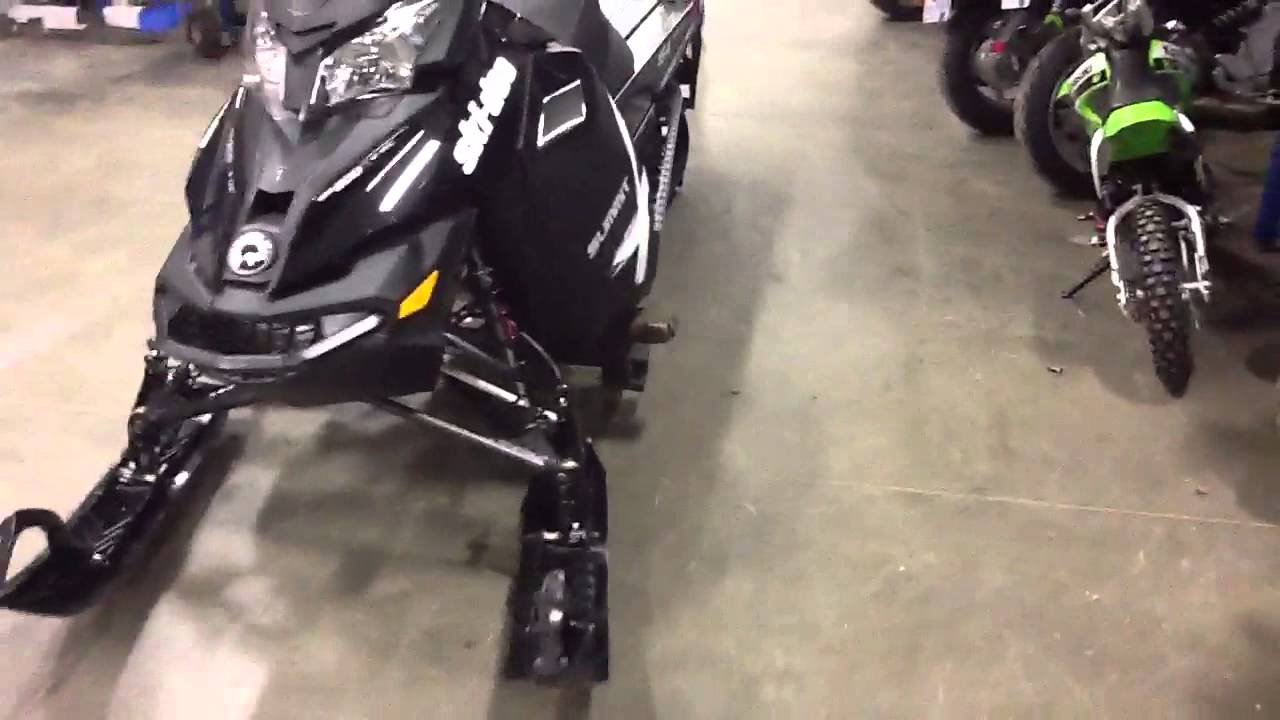 2013 Ski-Doo Summit X all black - YouTube