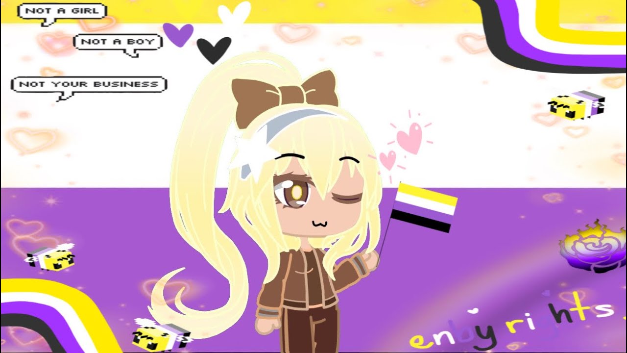 Gacha Club/Inanimate Insanity: Paintbrush the Nonbinary - YouTube