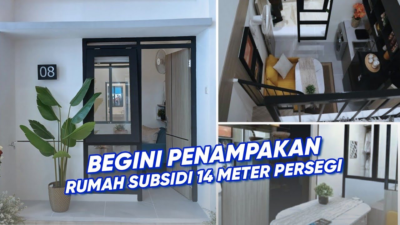 Serba Minimalis, Rumah Subsidi Ukuran 14 Meter Persegi | Halo Indonesia ...