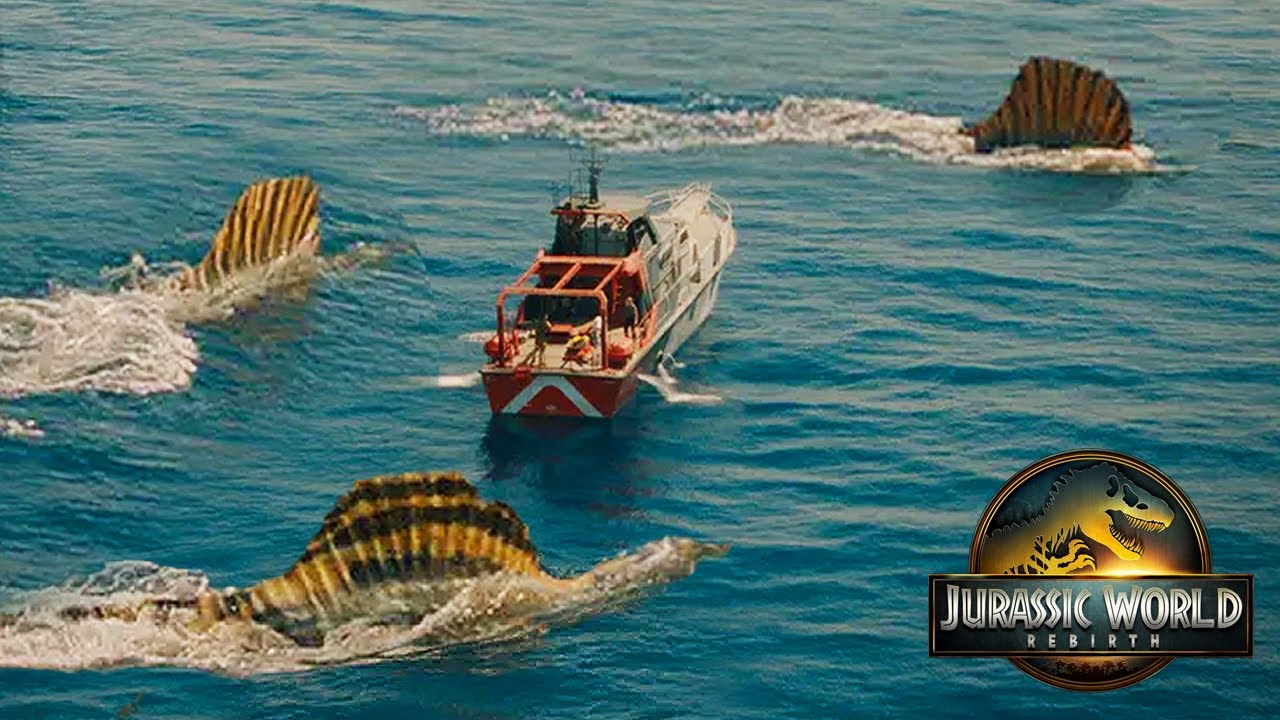 SPINOSAURUS PACK HUNT?! Jurassic World Rebirth First Dinosaur Images ...