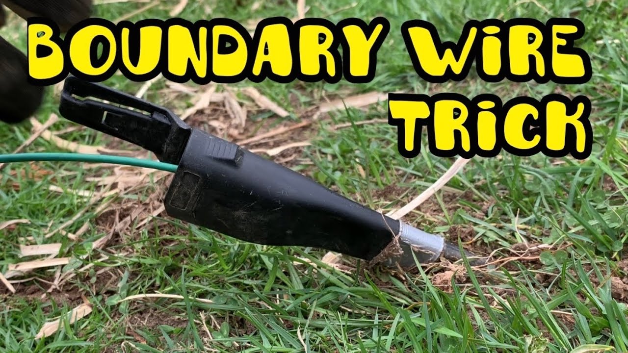 Simple Trick to Bury Robot Mower Boundary Wire – No Special Tools - YouTube