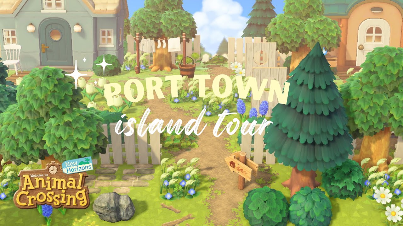 Port Town Island Tour | Animal Crossing New Horizons - YouTube