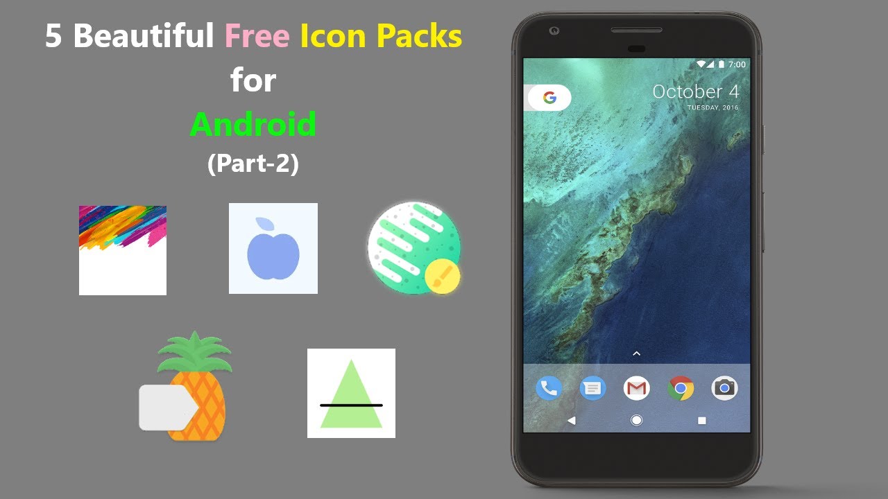 5 Beautiful Free Icon Packs for Android (Part-2) - YouTube