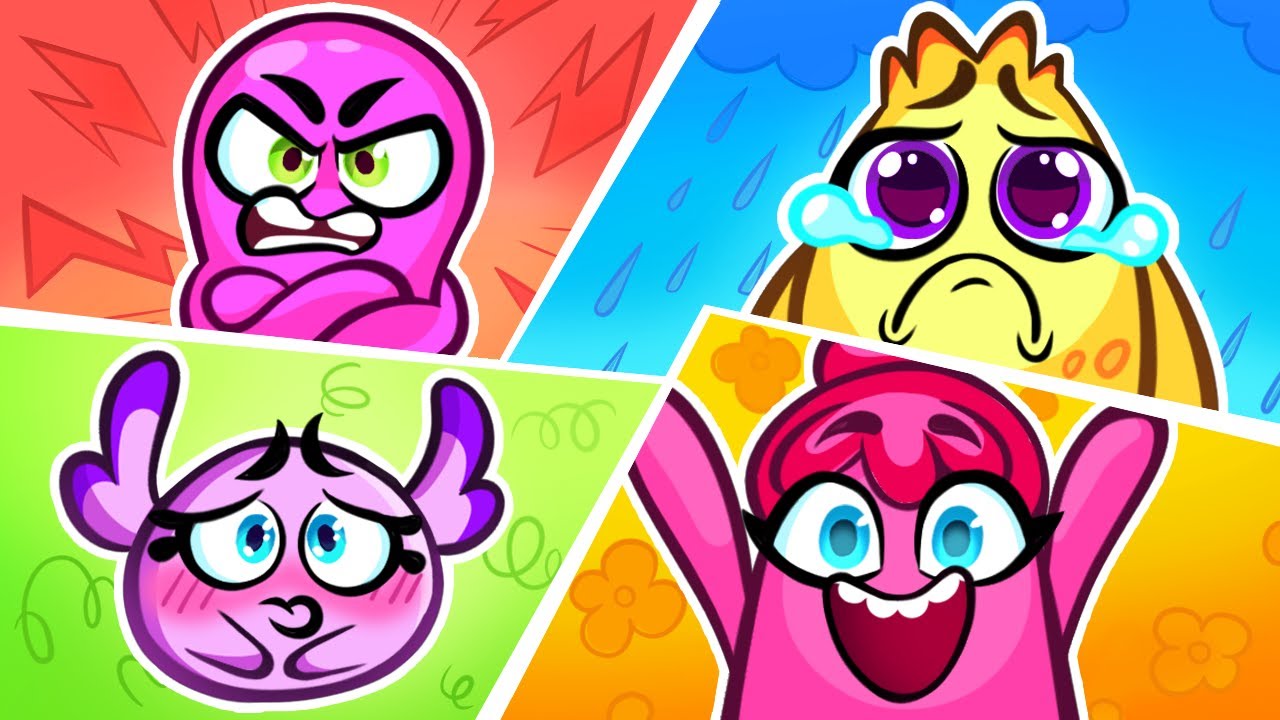 Let’s Share Our Feelings! | Learning for Kids | Kids Songs & Nursery ...