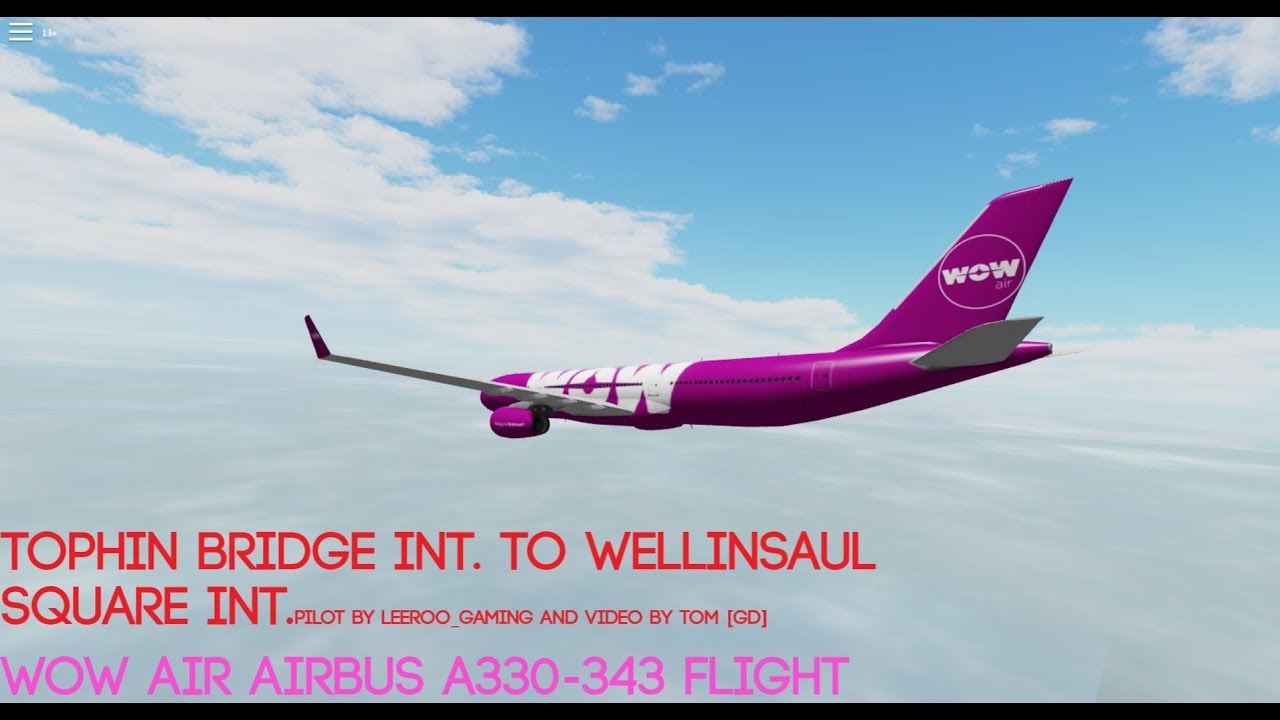 The Ultimate Roblox Flight Simulator [RBLX] Flightline 3D WOW A330 ...