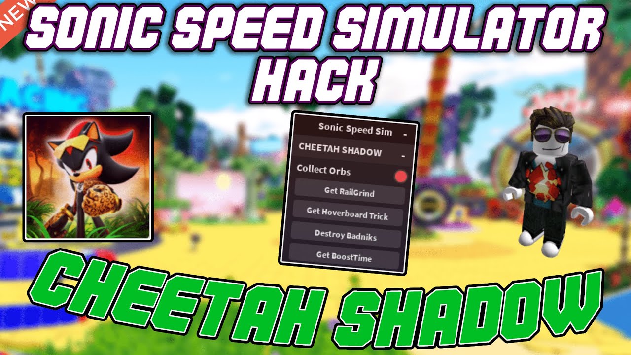 [Cheetah Shadow] Sonic Speed Simulator OP Script (2023) PASTEBIN - YouTube