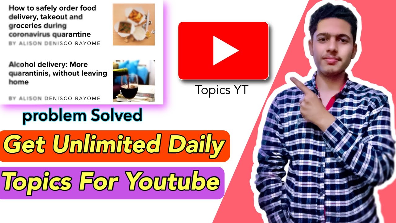 How To Find Daily New Topics For Youtube Videos 2020 - YouTube