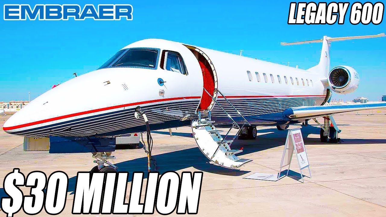 Inside The $30 Million Embraer Legacy 600 - YouTube