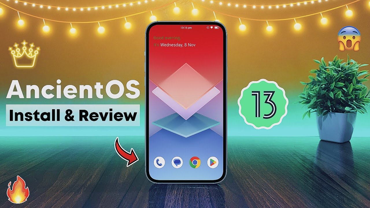 AncientOS 7.1 Port for Mi A2 - Android 13 - Install & Review!😍 - YouTube