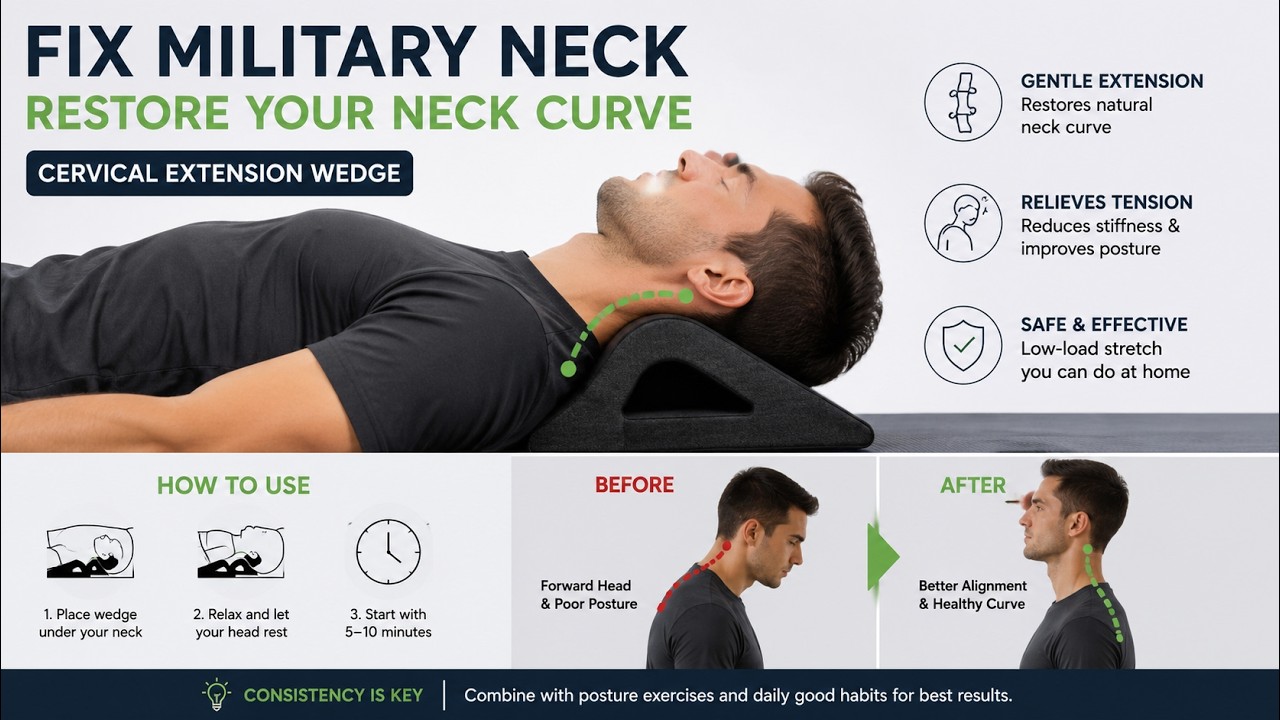 How to Use a Cervical Extension Wedge to Fix Military Neck & Forward ...