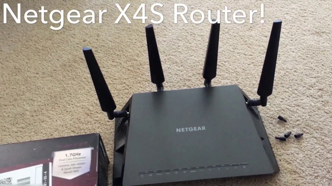 Preview #1 Netgear Nighthawk X4S R7800 - YouTube