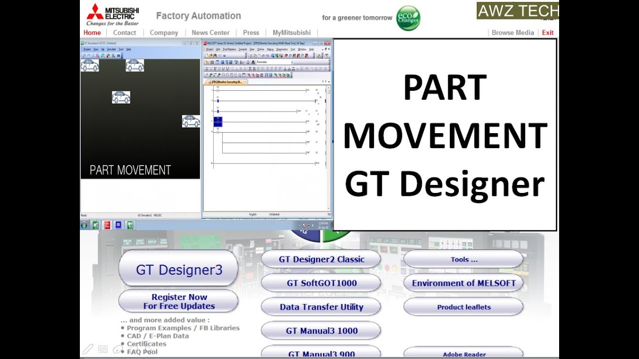 PART MOVEMENT GT Designer - YouTube