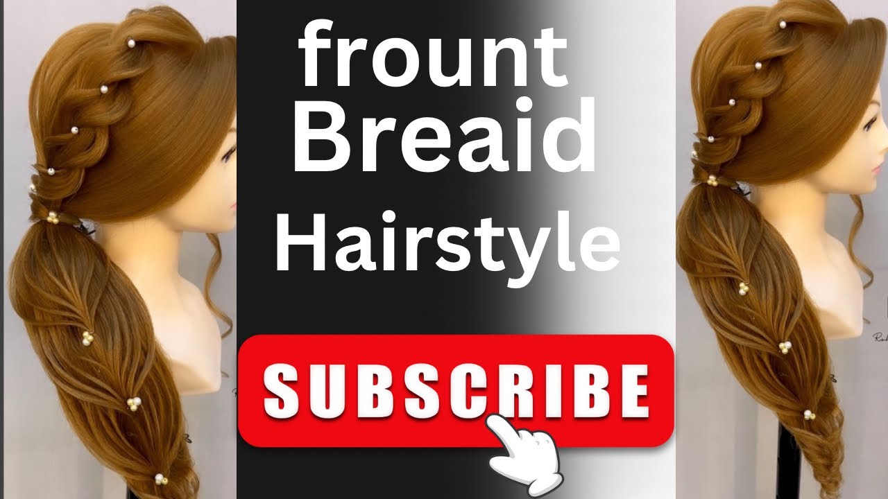 Frount Bread Hairstyle || Party Hairstyle || Bread Hairstyle कैसे बनाएँ ...